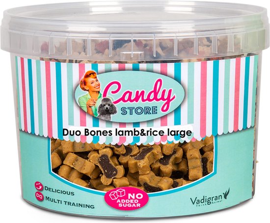 Candy Store - Candy Duo Bones lam & rijst Large 1,8 kg | bol