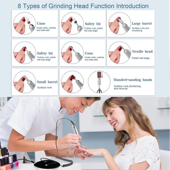 Professional Nail Turning Machine - Nail Milling Machine with Touch ...