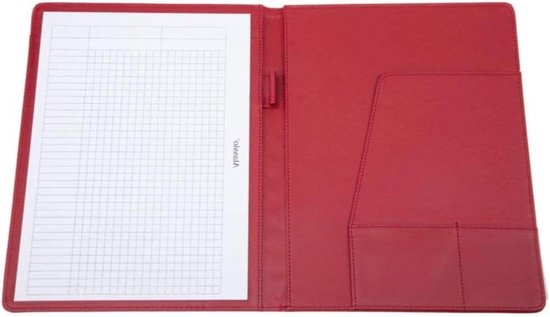 Schrijfmap A4 Balacco van polyester - Rood - Conferentiemap met ...