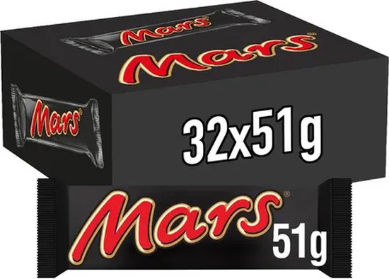 Snoep mars reep 32x51 gram | bol