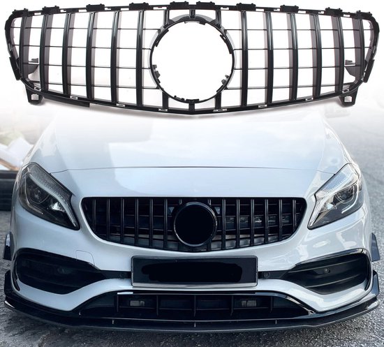 GT Grill Panamercana grille Geschikt voor A klasse w176 2016-2018 Zwart ...