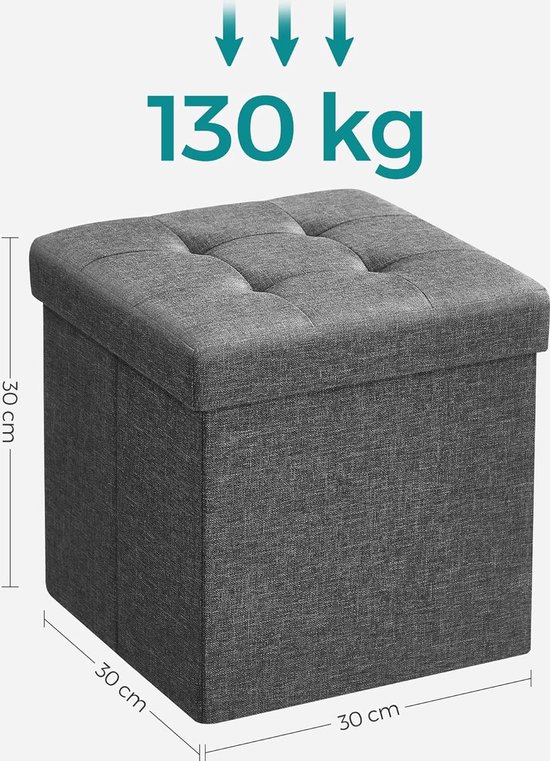 Voetenbankje Bureau - Opslagruimte - Voetenbankje of Poef ...