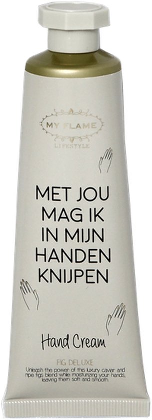 MY FLAME - Vegan Handcrème - Met jou mag ik in mijn handen knijpen - Fig Deluxe - 50 ml | bol