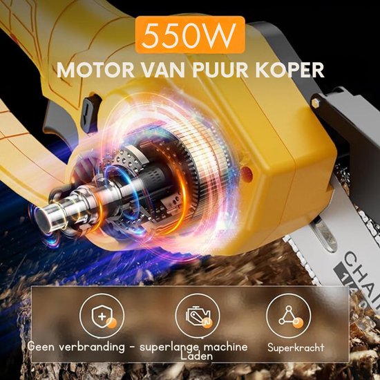 Mini Kettingzaag - Mini Chainsaw - Elektrische Snoeischaar ...