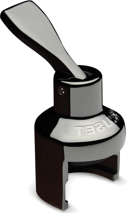 Kroon Wijnstopper voor Mousserende Wijn SW-101 - Champagne Zwart Nikkel - LC-Logo -... | bol