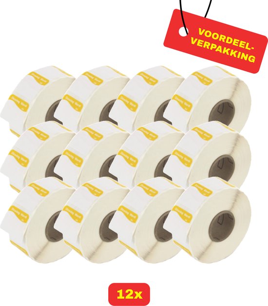12X HACCP stickers met schrijfvlak Rol "Dinsdag" - Voordeelverpakking ...