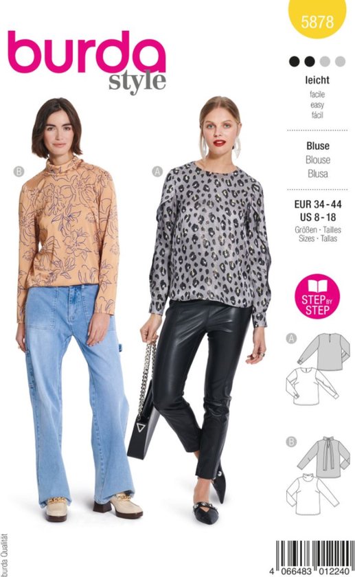 Burda nr.5878 maat 34 - 44 | bol