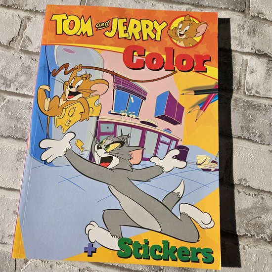 Warner Bros Color Kleurboek Tom & Jerry met Stickers | bol