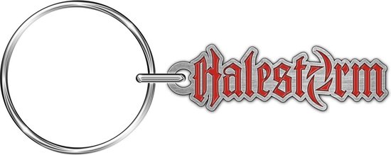 Halestorm - Logo Sleutelhanger - Zilverkleurig/Rood | bol