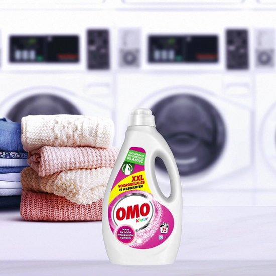 Omo Vloeibaar Wasmiddel - Kleur XXL - 75 Wasbeurten | bol