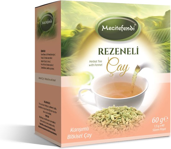 Mecitefendi Venkelthee - kruideninfusie - 40 theezakjes - ondersteunt ...