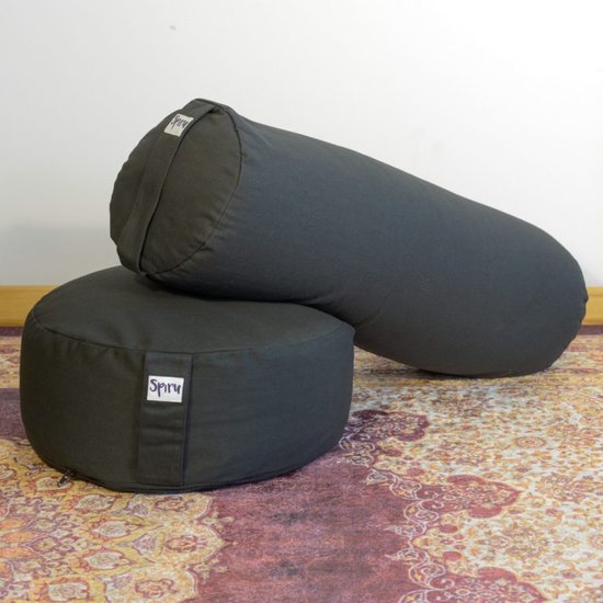 Zwart Yoga Bolster en Kussen Set BOL DEAL | bol