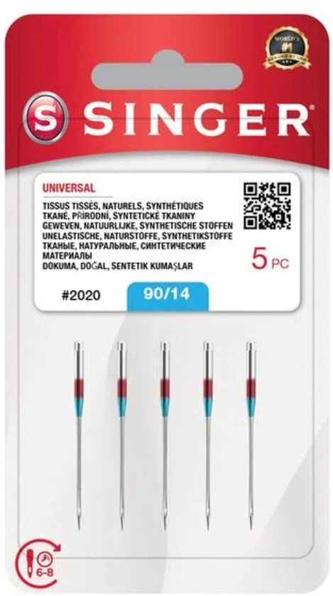 Singer Universal 2020 90 (5 stuks) Naalden | bol