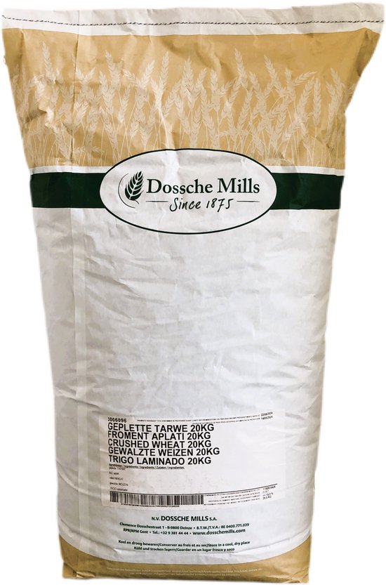 Geplette tarwe 20kg - brood bakken - bakingrediënt - meel | bol