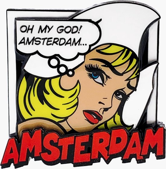 Magneet mdf/epoxy pop art omg! Amsterdam | bol