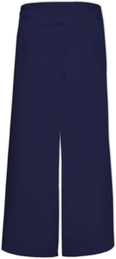 Franse sloof met split en zak - Navy - 100 x 100 cm - Link Kitchen Wear ...