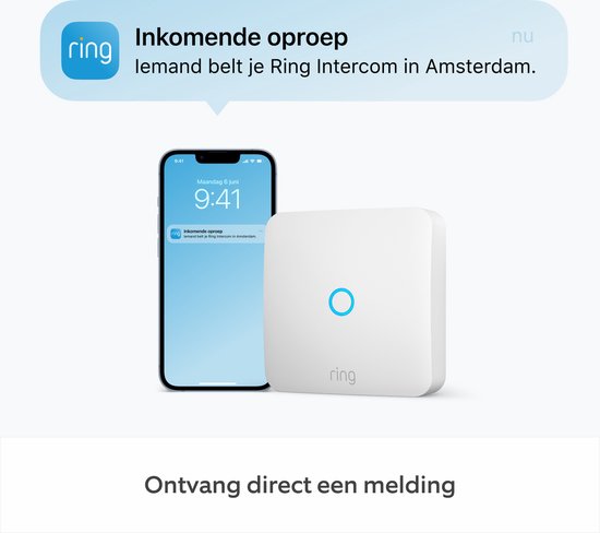 Ring Intercom - Slimme deuropener voor intercomsystemen - Met batterij ...