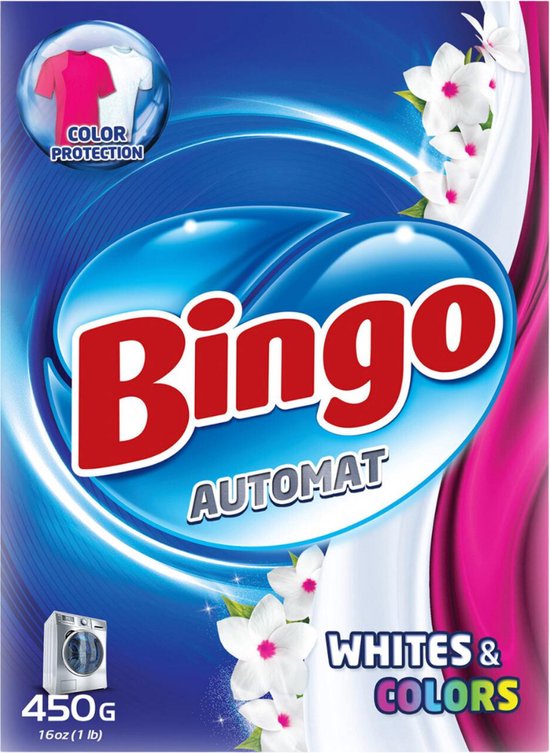 Bingo Automat Whites&Colors 10,8KG - (12 x 450G) - Waspoeder ...