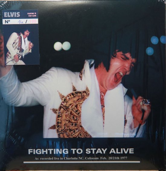 Elvis Presley - Fighting To Stay Alive (+ Bonus CD - Zwart Vinyl) 2LP | bol
