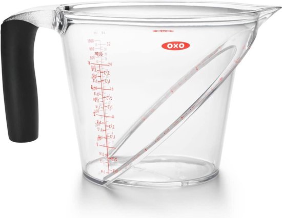 Maatbeker 1 liter OXO Good Grips Beveled Measuring Cup EU Version- Thuiskeuken Gadget... | bol