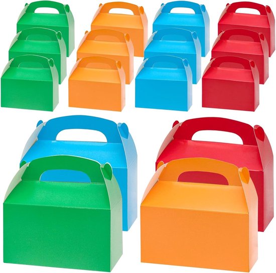 20 stks Kleurrijke Papier Cake Dozen - Cake Slice Dozen - Cake Takeaway ...