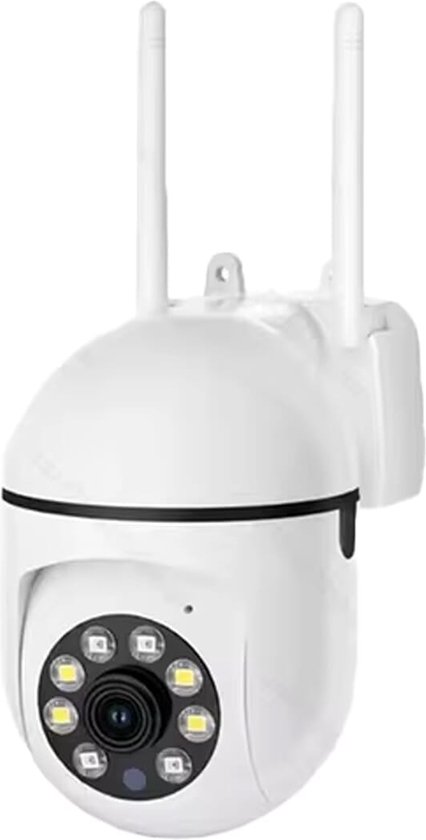 Beveiligingscamera Buiten - 5MP - Full-HD - Met Wifi en App - Wit | bol