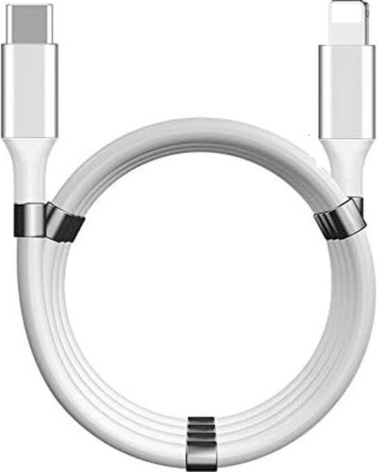 DrPhone MAG1 Magnetisch Oprol 3A Oplaad Kabel + Data - Oprolsysteem ...