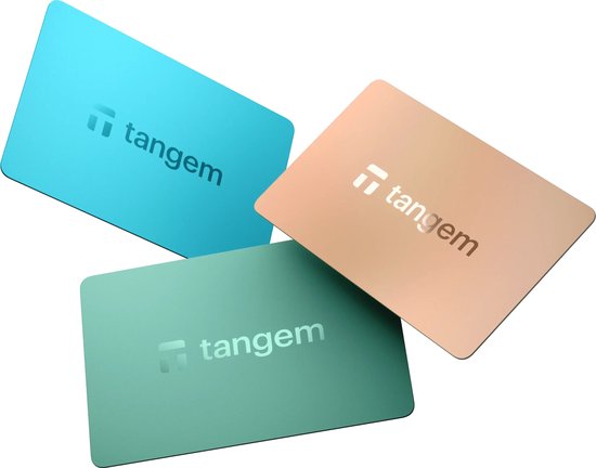Tangem Wallet 3 kaarten - met Recovery Seed functionaliteit - Limited ...