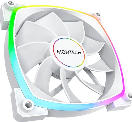 Montech RX140 PWM ARGB White - Ventilatorhuis - 140mm | bol