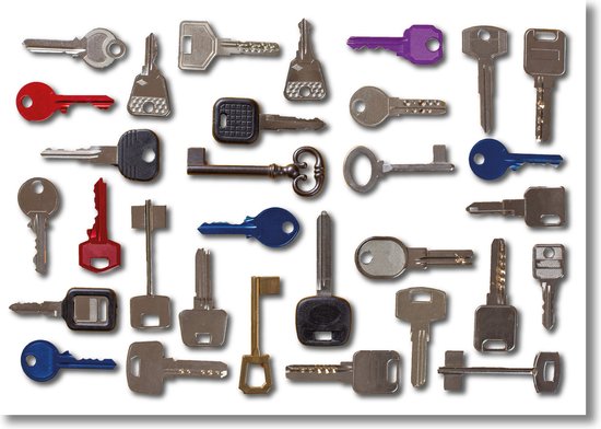 Sleutels | verhuiskaarten - adreswijziging | A6 | kaartenset | 12 stuks | bol