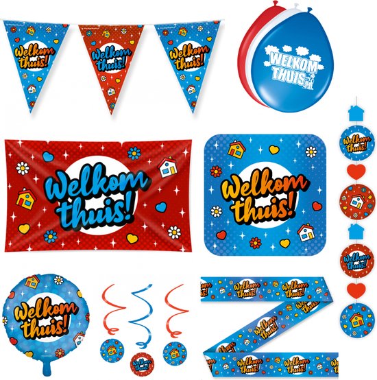 Welkom Thuis Cartoon Versiering pakket - XL | bol
