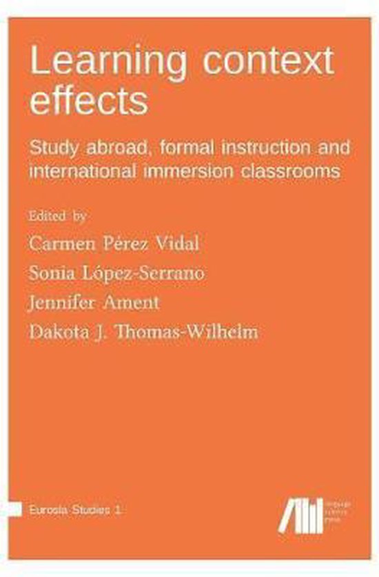 Learning context effects | 9783961100958 | Boeken | bol