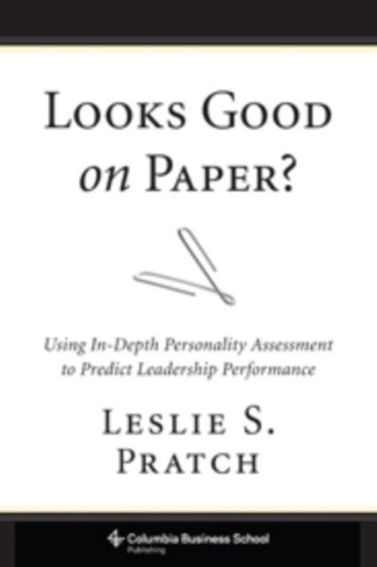 Looks Good on Paper? | 9780231168366 | Leslie Pratch | Boeken | bol.com