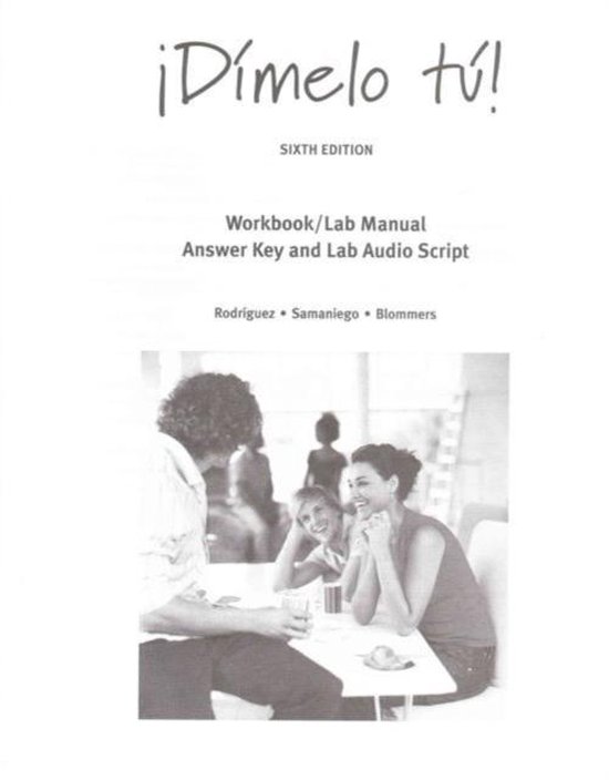 Workbook with Lab Manual Answer Key and Lab Audio Script for Rodr... | bol