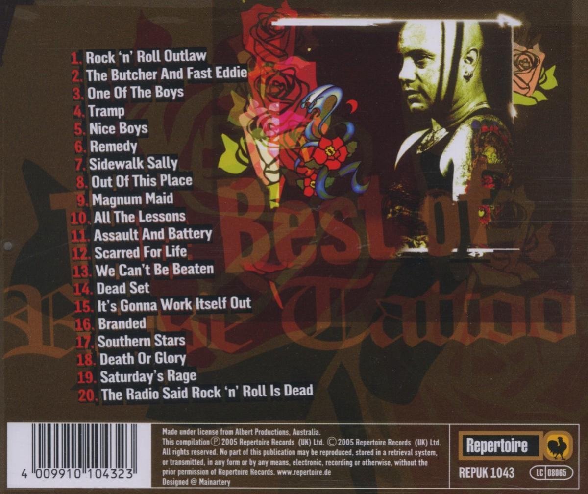 Best of Rose Tattoo [Repertoire], Rose Tattoo | CD (album) | Muziek ...