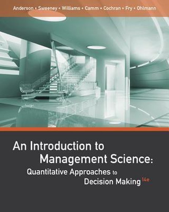An Introduction to Management Science | 9781111823610 | Jeffrey Ohlmann ...