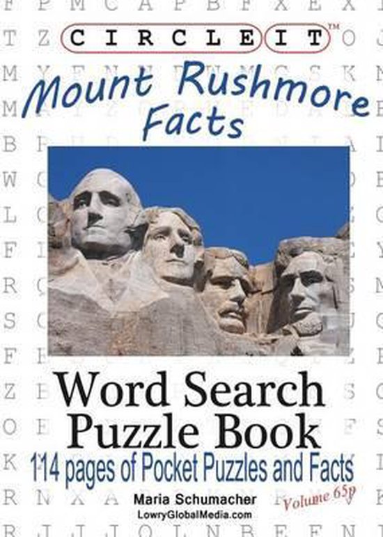 Circle It, Mount Rushmore Facts, Pocket Size, Word Search, Puzzle Book ...