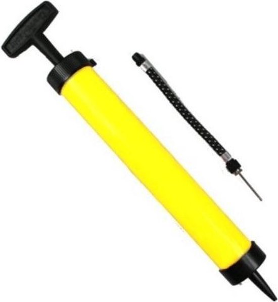 Ballenpomp/handpomp geel inclusief naald 29 cm | bol.com