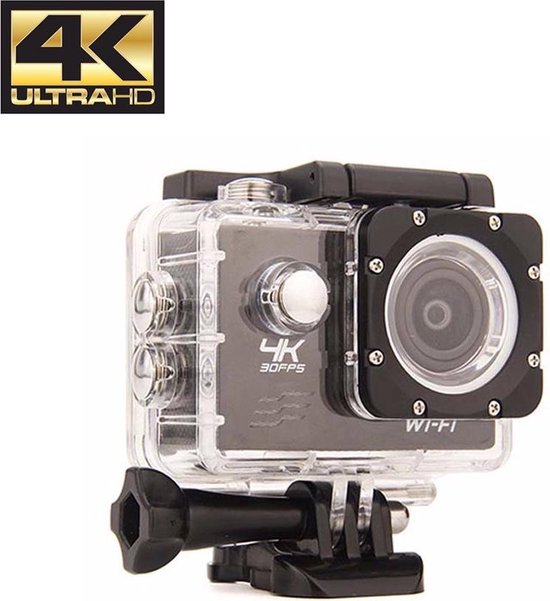 Legend Pro 4K Ultra HD Action Cam + 8GB Micro SD Kaart + Schouder Riem ...