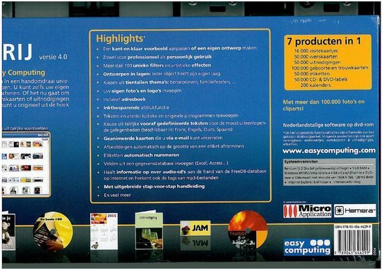 Easy Computing Pc Drukkerij Superpack 4 - DVD-Rom | bol