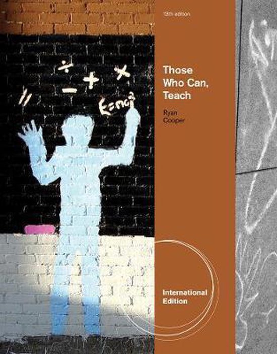 Those Who Can, Teach, International Edition | 9780840028761 | James M ...