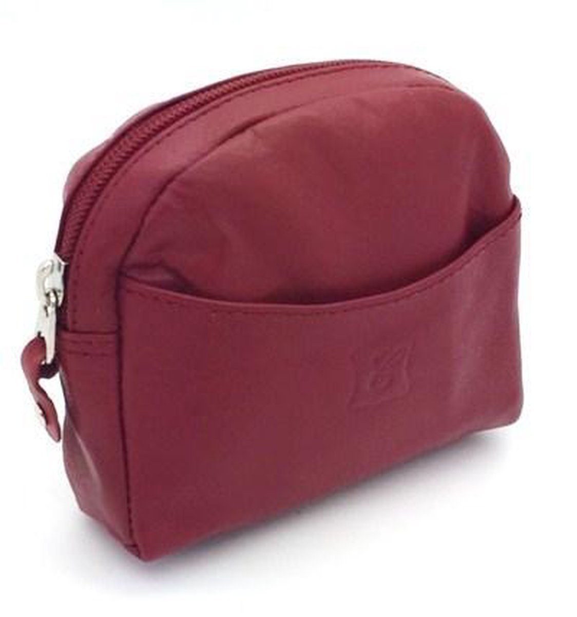 Kleingeld portemonnee leder rood 29427 | bol.com