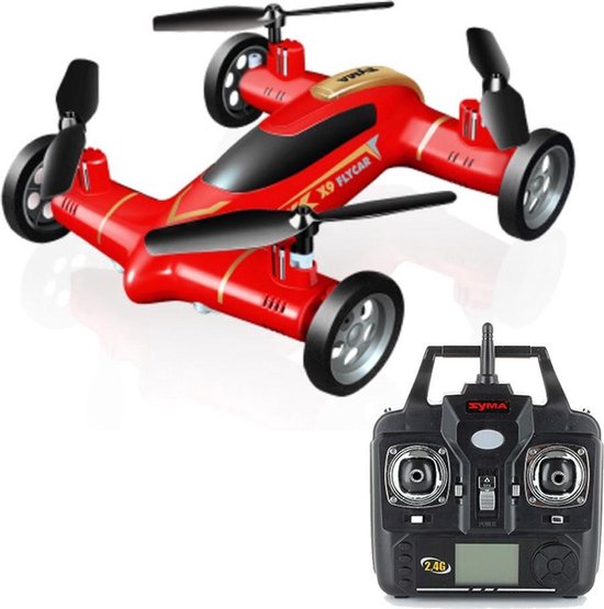 SYMA X9 FLYING CAR&Drone 2.4GHZ |Rood | bol.com