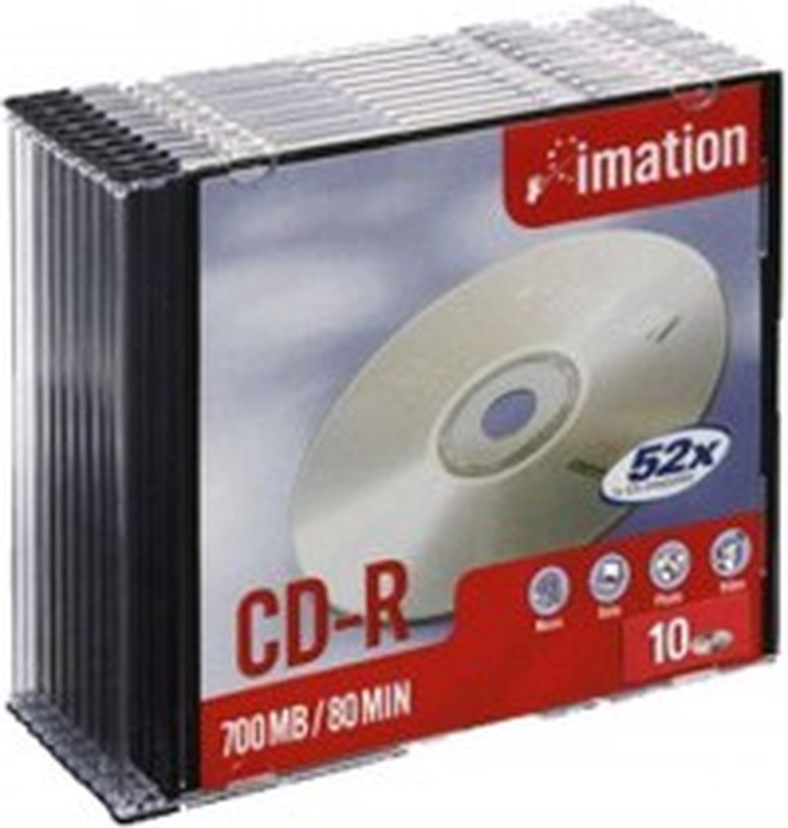Imation CD-R 80 min/700 MB 10 stuks in slimcase | bol