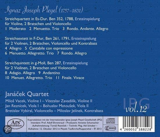 Ignaz Joseph Pleyel: Streicher-Raritäten, I.J. Pleyel | Muziek | bol