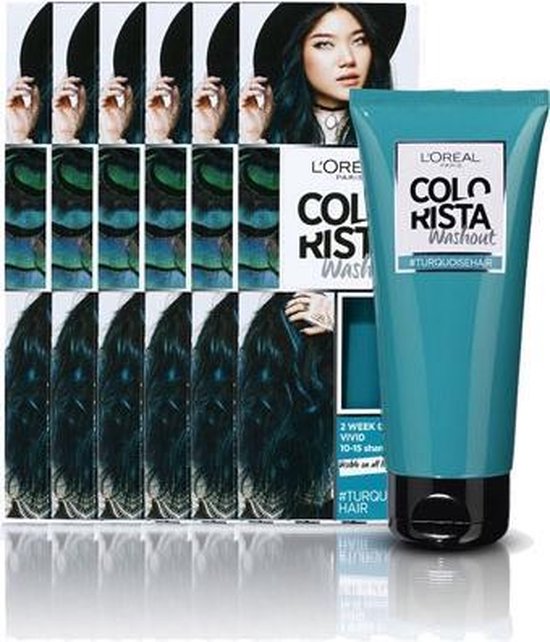 Loreal Paris Colorista Wash Out 10 Turquoisehair Voordeelverpakking ...
