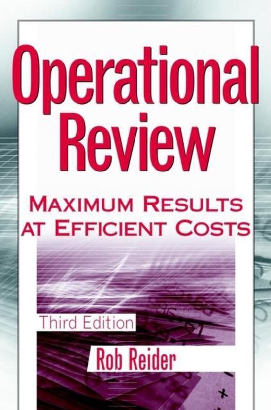 Operational Review | 9780471228103 | Rob Reider | Boeken | bol.com
