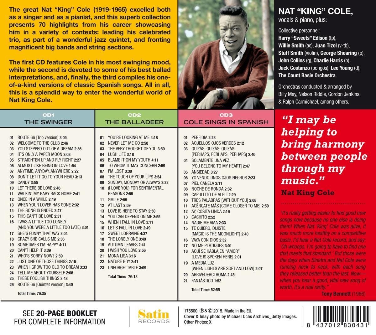 Cole Nat King - Essential Nat King Cole, Nat King Cole | CD (album ...