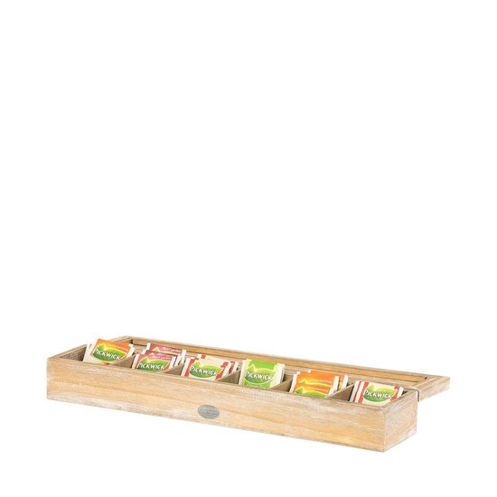 Theedoos Pure naturel 6-vaks 45cm | bol.com