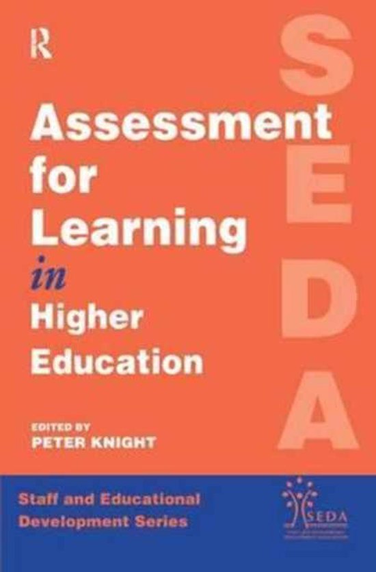 SEDA Series- Assessment for Learning in Higher Education ...